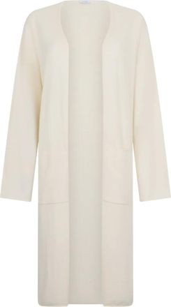 Malo patch-pocket cardi-coat - Nude