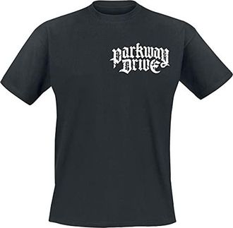 Parkway Drive Burn Your Heaven Homme T-Shirt Manches Courtes Noir XL