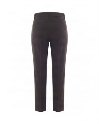 P.A.R.O.S.H. Tapered Virgin Wool Trousers - Brown