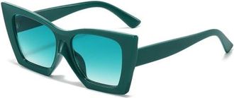 Generic Lunettes De Soleil Conduite &Agrave; Monture Large For Hommes Et Femmes, For Les Vacances En Plein Air, Le Shopping(Green)