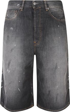 Acne Studios Homme, Shorts, Noir, Taille: L Denim Shorts - Coupe ample