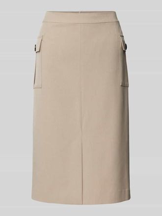 Christian Berg Knielanger Bleistiftrock mit Cargotaschen