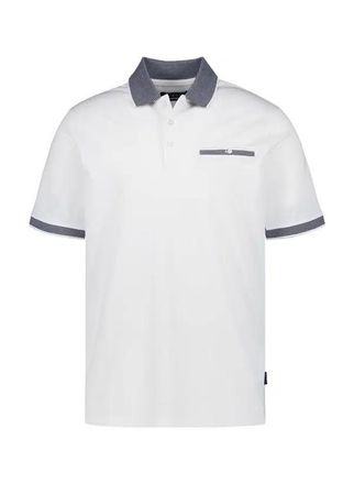 Bugatti Herren Polo-Shirts wei&szlig;