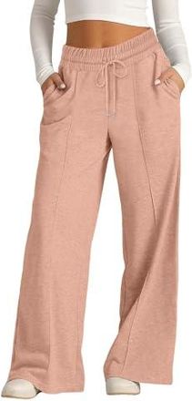 Generic Pantalons Jogging pour Femme Stretch Printemps Et Et&eacute; Longueur Pants Fluide Loisirs Respirant Streetwear D&eacute;contract&eacute;s Relax Fit Surv&ecirc;tement Mode Class