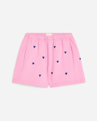 Arket Baumwollshorts Mit Stickerei -Rosa