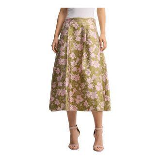 Joop Femme, Jupes, Multicolore, Taille: 42 FR Jupe pliss&eacute;e &agrave; imprim&eacute; floral