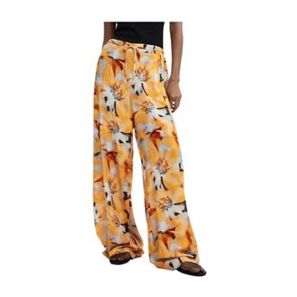 Desigual Wide Hosen - - Trousers - Damen - Gelb - S