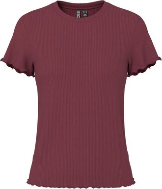 Pieces Female T-Shirt PCNICCA Geripptes