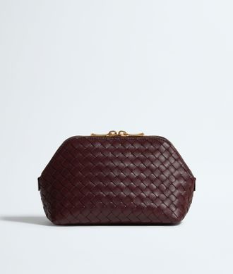 Bottega Veneta Trousse &agrave; maquillage moyen format - Bordeaux - Unisex - Unisex