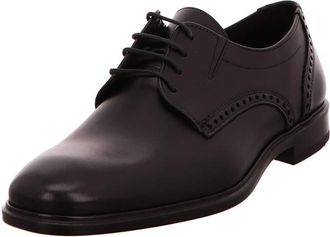 Lloyd Herren Schnürhalbschuhe KOOG, Männer Businessschuhe,Derby,Extraweit,Businessschuhe,Anzugschuhe,Derby,schnürung,Office,SCHWARZ,42.5 EU / 8.5 UK