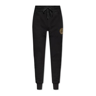 Versace Jeans Couture Sweatpants mit Logo - - Trousers - Herren - Schwarzk - L