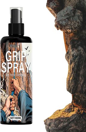 Generico Spray mit festem Griff zum Klettern | Reibungsverst&auml;rker mit langer Lebensdauer von 100 ml, Spr&uuml;hkleber f&uuml;r Klettern auf Felsen, nicht klebrig, f&uuml;r Fi