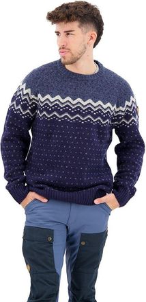 Fjällräven Herren Övik Knit Sweatshirt, Dark Navy/Mountain Blue, XXL