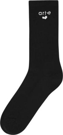 Arte Homme, Sous-v&ecirc;tements, Noir, Taille: ONE Size Ribbed Socks