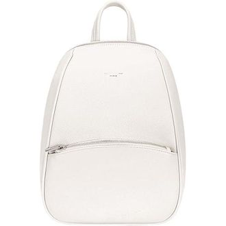 David Jones Paris - Sac &agrave; dos Femme Similicuir Ville - port&eacute; dos - Taille Moyenne - Classique Ville Chic Sortie weekend Travail Bureau (Coconut Cream)