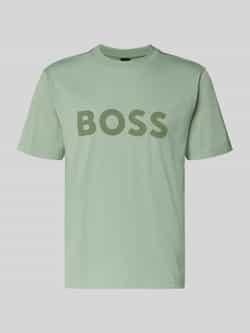 HUGO BOSS Regular Fit T-Shirt aus Baumwoll-Mix Modell ICONIC