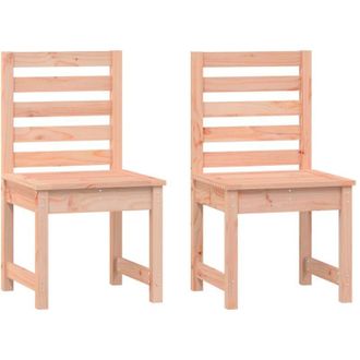 vidaXL Vidaxl - Chaises de jardin lot de 2 50x48x91,5 cm bois massif de douglas
