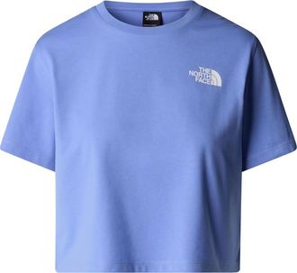 The North Face NF0A87U40YI W Simple Dome Cropped Slim Tee T-Shirt Damen Virtual Blue Gr&ouml;&szlig;e XS