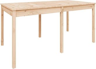vidaXL Table de jardin 159,5x82,5x76 cm bois massif de pin