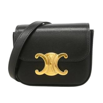 Celine Sac bandouli&egrave;re vintage doccasion - Femme - Pre-owned - Noir - Taille: ONE Size