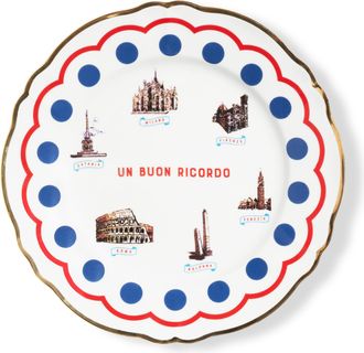 BITOSSI HOME Assiette Plate Cm.26,5 Monuments Bel02001