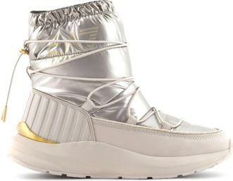 Emporio Armani Kn&ouml;chelhohe Schneestiefel - Silber