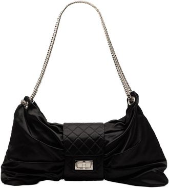 Chanel Shopper - Medium Satin Bow Mademoiselle Shoulder Bag - Gr. unisize - in Schwarz - f&uuml;r Damen