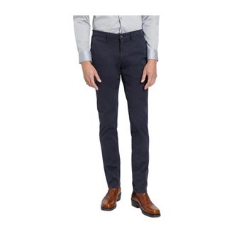 Baldessarini Homme, Pantalons, Bleu, Taille: W35 L34 Pantalon Chino en Coton et Lyocell