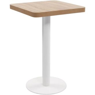 vidaXL Bistrotisch Hellbraun 50x50 cm mdf - Vidaxl