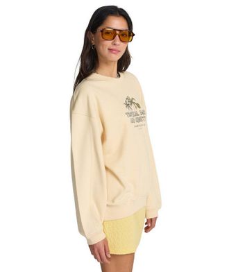 Billabong Sweatshirt ALL THE DAYS KENDALL sportlicher Stil, Drucke vorn und hinten, hoher Baumwollanteil