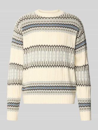 Redefined Rebel Boxy Fit Strickpullover im Allover-Look Modell BARKLEY