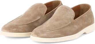 Doucal's Low-Top Sneaker - Loafers aus Veloursleder - Gr. 42,5 (EU) - in Braun - f&uuml;r Damen