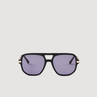 Sandro Sonnenbrille aus Metall und Acetat