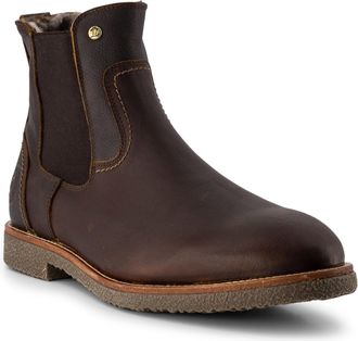 Panama Jack Herren Chelsea Boots braun Glattleder