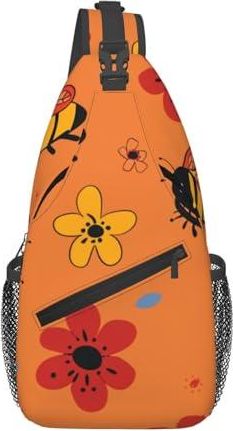 Generic Red Wings Bee Sac &agrave; bandouli&egrave;re de voyage pour homme Sac &agrave; dos de randonn&eacute;e