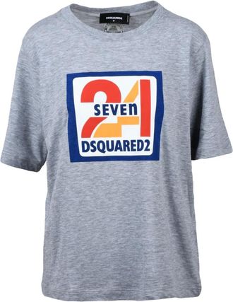 Dsquared2 Femme, Tops, Gris, Taille: 40 FR Dsquared2 tshirt