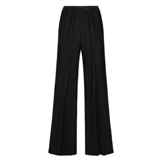 Forte_Forte Wide Hosen - - Trousers - Damen - Schwarzk - XS