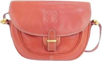 Loewe Sac bandouli&egrave;re en cuir pr&eacute;-poss&eacute;d&eacute; - Femme - Pre-owned - Rouge - Taille: ONE Size
