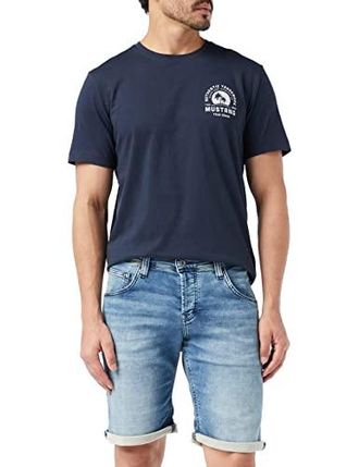 Mustang Jeans Chicago Shorts 1012670, Dunkelblau, 33 Homme