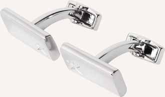 Hackett Manschettenkn&ouml;pfe Ingot Logo Cuff silber
