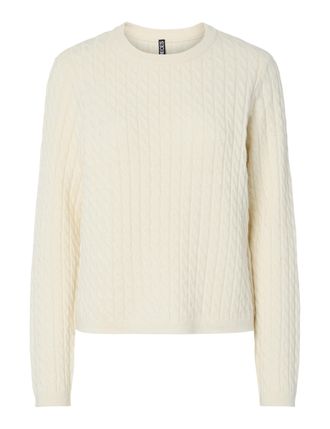 Pieces Pcfia Ls Cable Knit Noos Bc