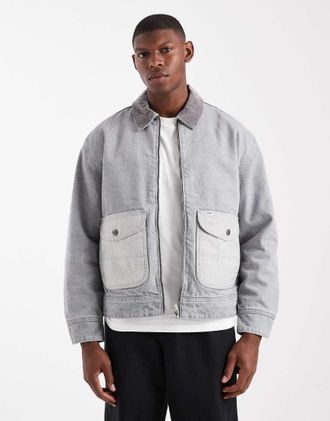 Lee Veste de travail fonctionnel - Gris