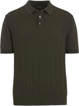 Oscar Jacobson Homme, Tops, Vert, Taille: 2XL Polo Structur&eacute;e
