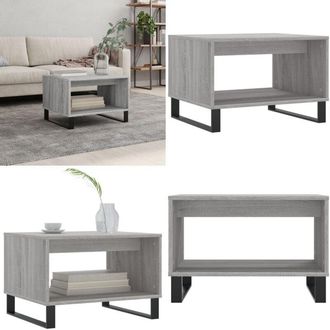 vidaXL Couchtisch Grau Sonoma 60x50x40 cm Holzwerkstoff - Couchtisch - Couchtische - Home & Living - Grau