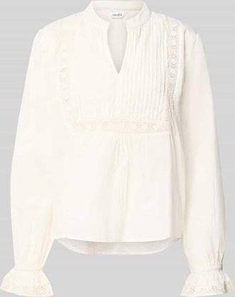 Mbym Bluse mit H&auml;kelspitze Modell Tamya