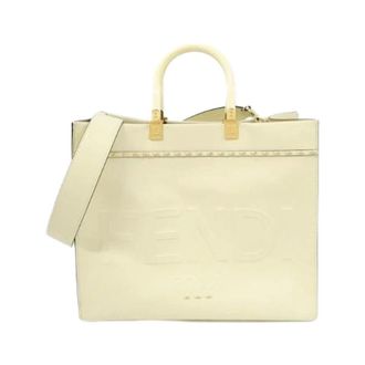 Fendi Pre-owned Leder Tote Bag - - Pre-owned - Damen - Beige - ONE SIZE