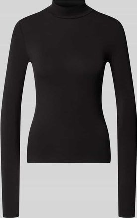 Review Slim Fit Langarmshirt aus Lyocell-Mix mit Rollkragen