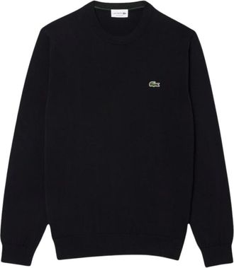 Lacoste Rundhals-Strickpullover mit langen &Auml;rmeln - - Sweatshirts & Hoodies - Herren - Schwarzk - M