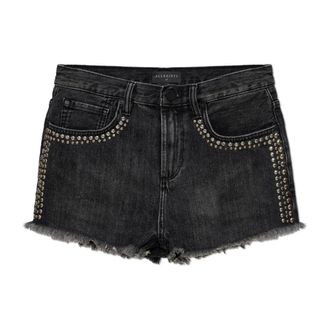 AllSaints Damen, Shorts, Schwarzk, W26Gr&ouml;&szlig;e