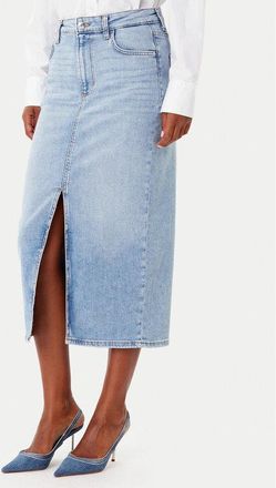 Guess Jeansrock W5YD1L D5QQ0 Blau Regular Fit